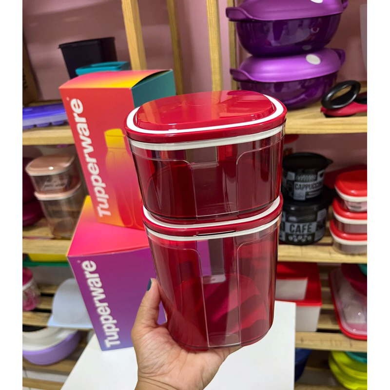 Kit Pote Visual 780ml + 1,5L Tupperware | Shopee Brasil