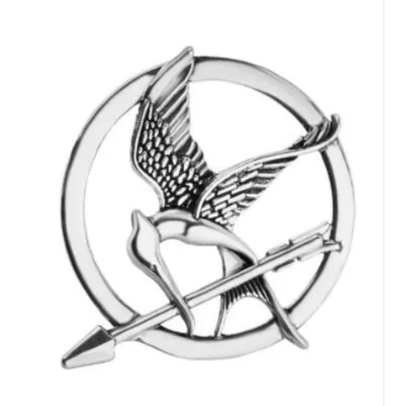 Broche Tordo Jogos Vorazes Hunger Games Pin Katniss Prateado | Shopee ...