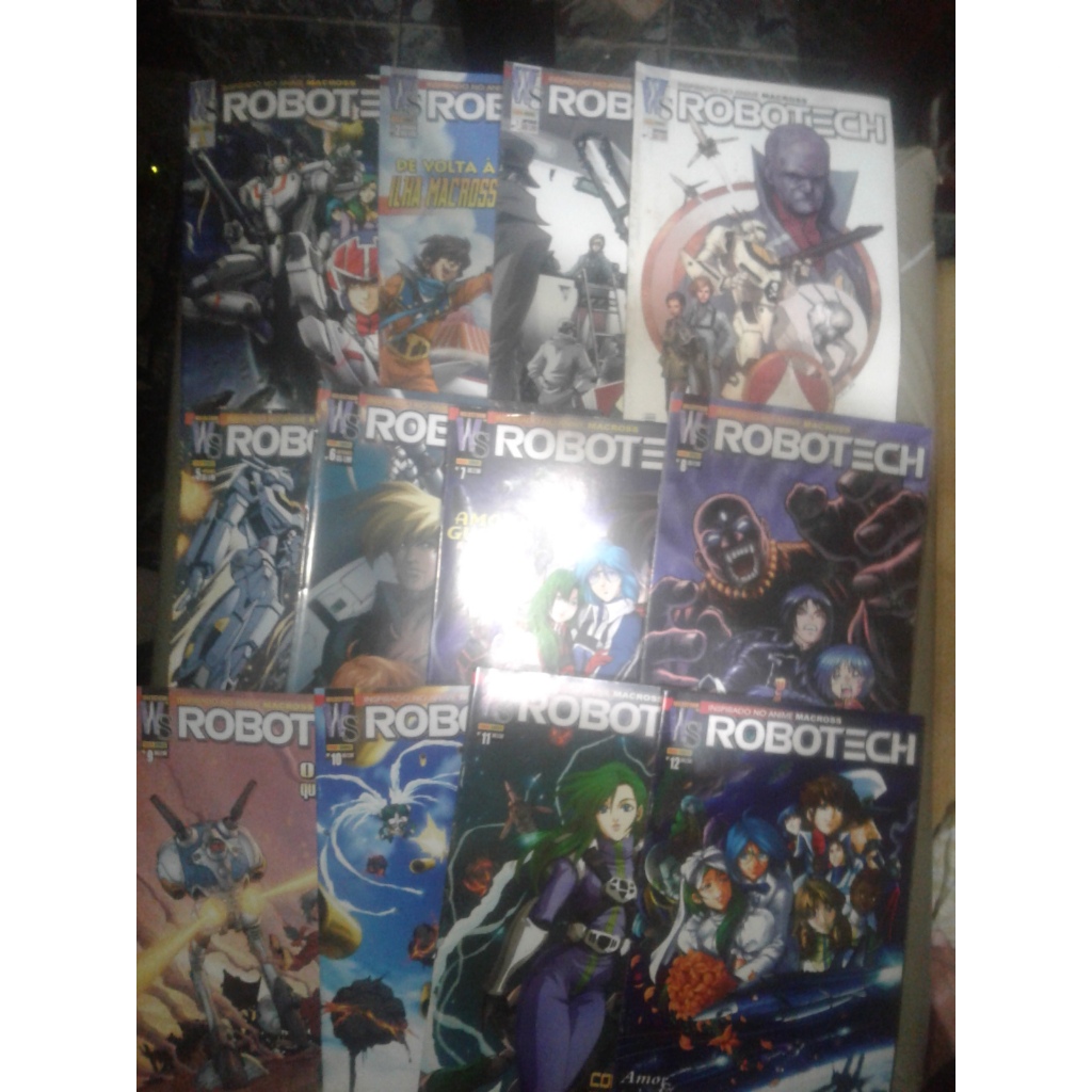Robotech Mini-série Completa ( 12 Edições ) | Shopee Brasil