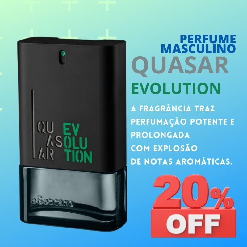 Perfume Quasar Evolution Desodorante Colônia 100ml Perfume Masculino O ...