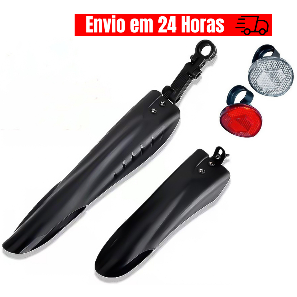 Paralamas Para Bike Para-lama Dianteiro e Traseiro - Para Barro Nylon Bicicleta Ciclismo Aro 20 ...