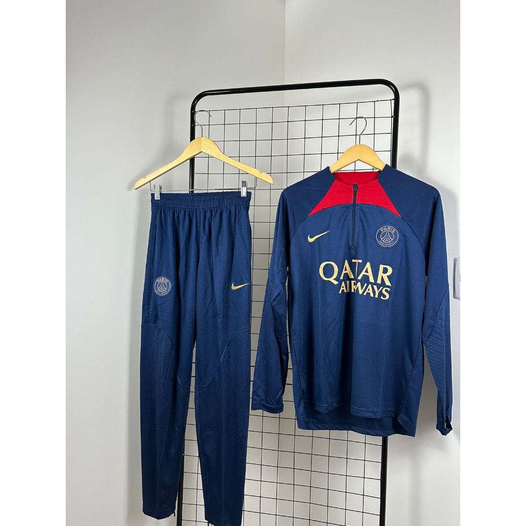 Conjunto Paris Saint Germain treino oficial | Shopee Brasil