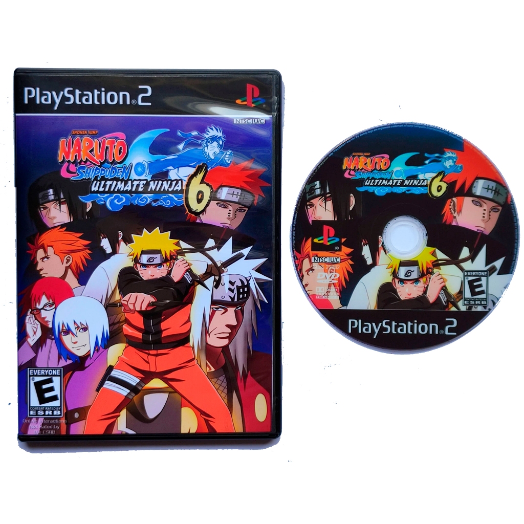 Naruto Shippuden Ultimate Ninja 6 mod (BR) para ps2 | Shopee Brasil