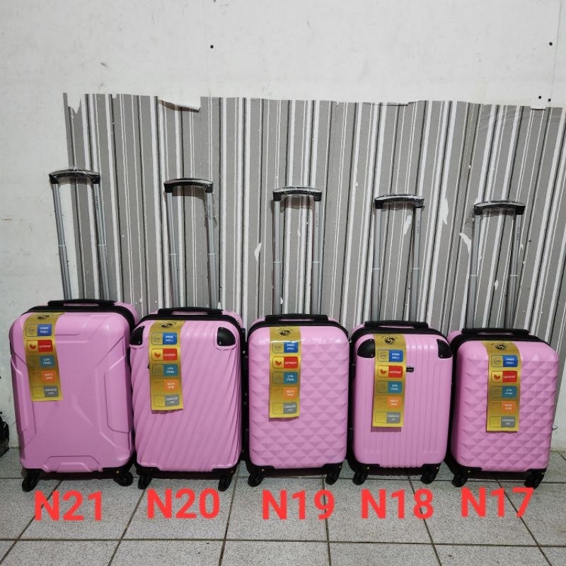 Mala De Viagem 10kg ou 12kg Zíper Duplas com segredo e rodinha 360 ABS ...