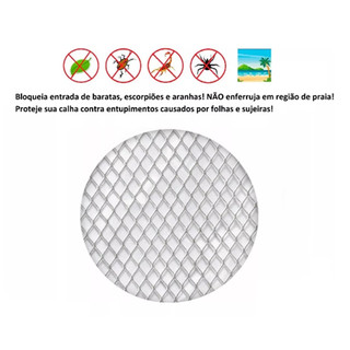 Tela Anti Folhas E Sujeiras Para Calhas Ralos em Alumínio (Não ...