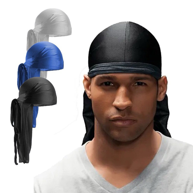 Durag Dureg Chapéu de pirata 360 waves hip hop | Shopee Brasil