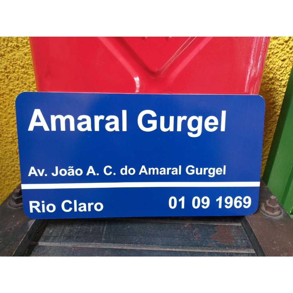 PLACA DECORATIVA PERSONALIZADA modelo placa de rua nome personalizado ...