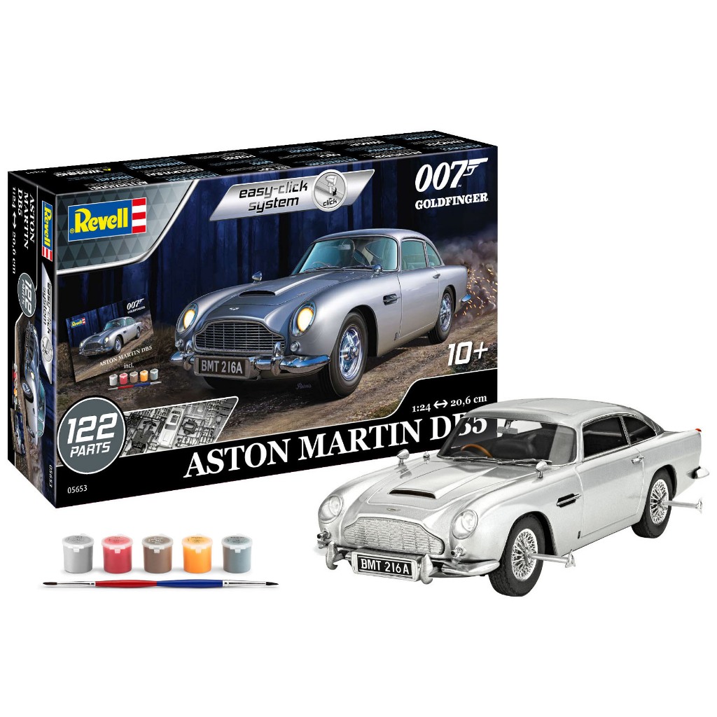 Aston Martin DB5 - James Bond 007 Goldfinger - 1/24 - Revell 05653 | Shopee Brasil