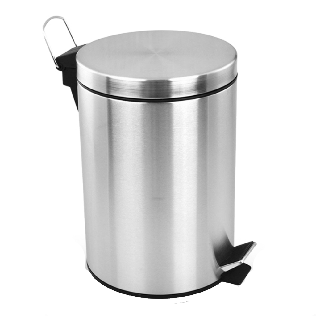 Lixeira Inox Banheiro Cozinha 3L 5L e 8L litros Cesto Removivel ...