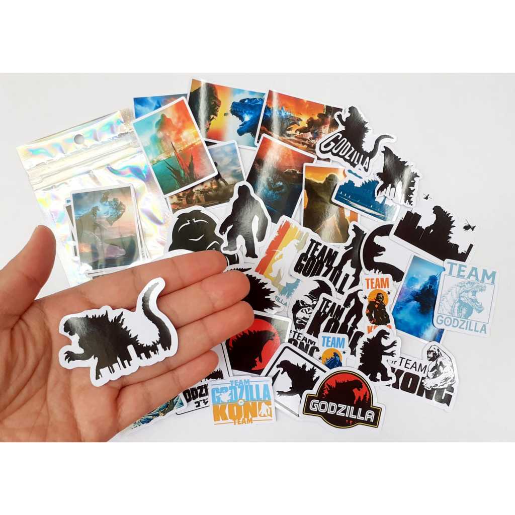 40 Pcs Adesivos Stickers King Kong x Godzilla | Shopee Brasil