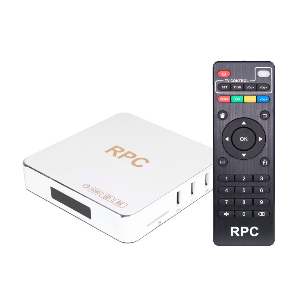 Receptor TV Box RPC 8K 516GB / 64GB RAM / Android 12.1 - Branco POR ...