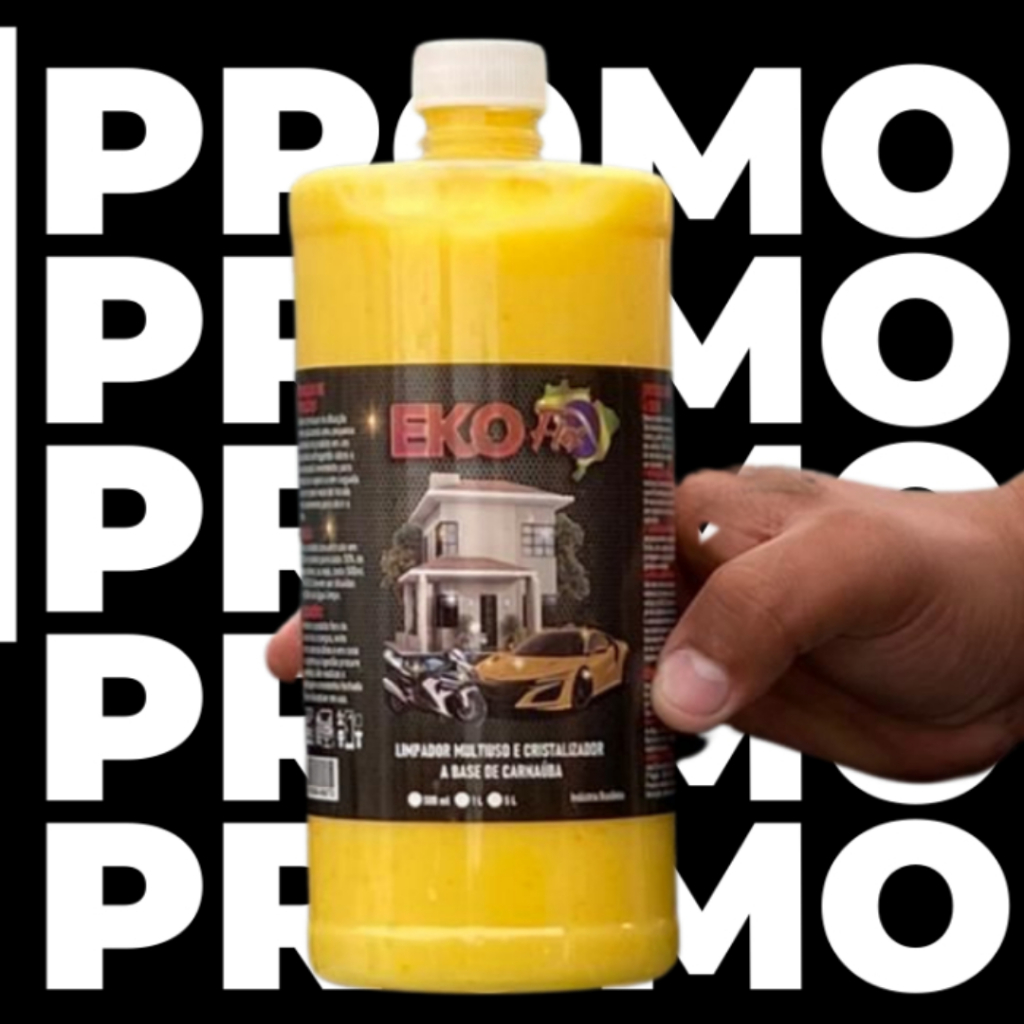 limpador multiuso cera cristalizadora Eko Flex 1litro | Shopee Brasil