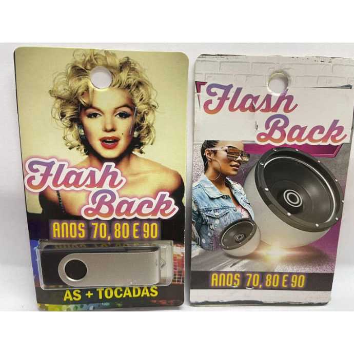 Pendrive Gravado Flashback Remix Anos 70,80,90 600 MUSICAS | Shopee Brasil