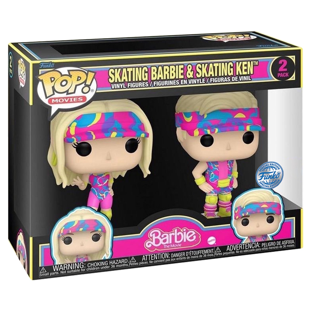 Funko Pop Skating Barbie & Skating Ken 2-Pack | Shopee Brasil