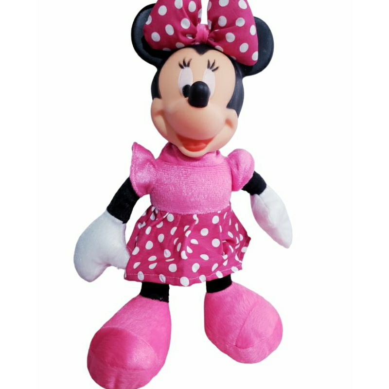 Boneca minnie rosa fofinha com cheirinho 35cm | Shopee Brasil