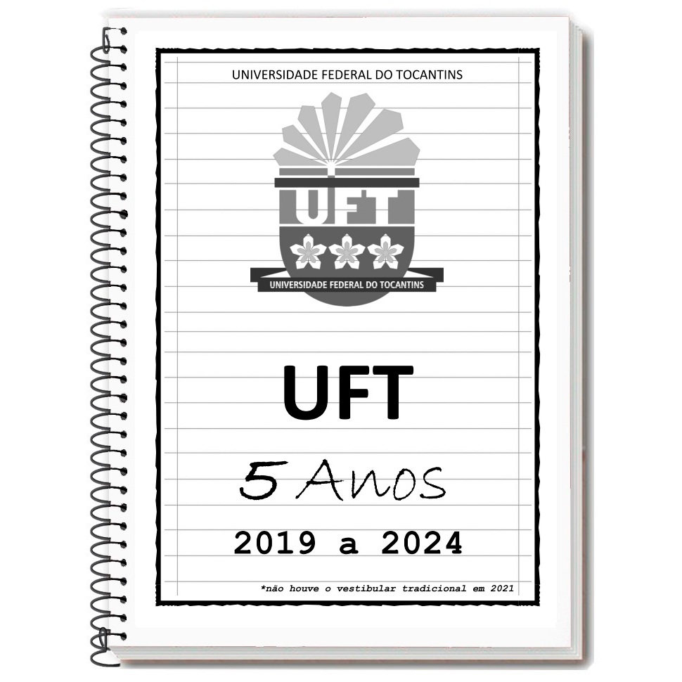 UFT 2024 - Apostila de Provas + Gabarito + Folhas de Redação | Shopee ...