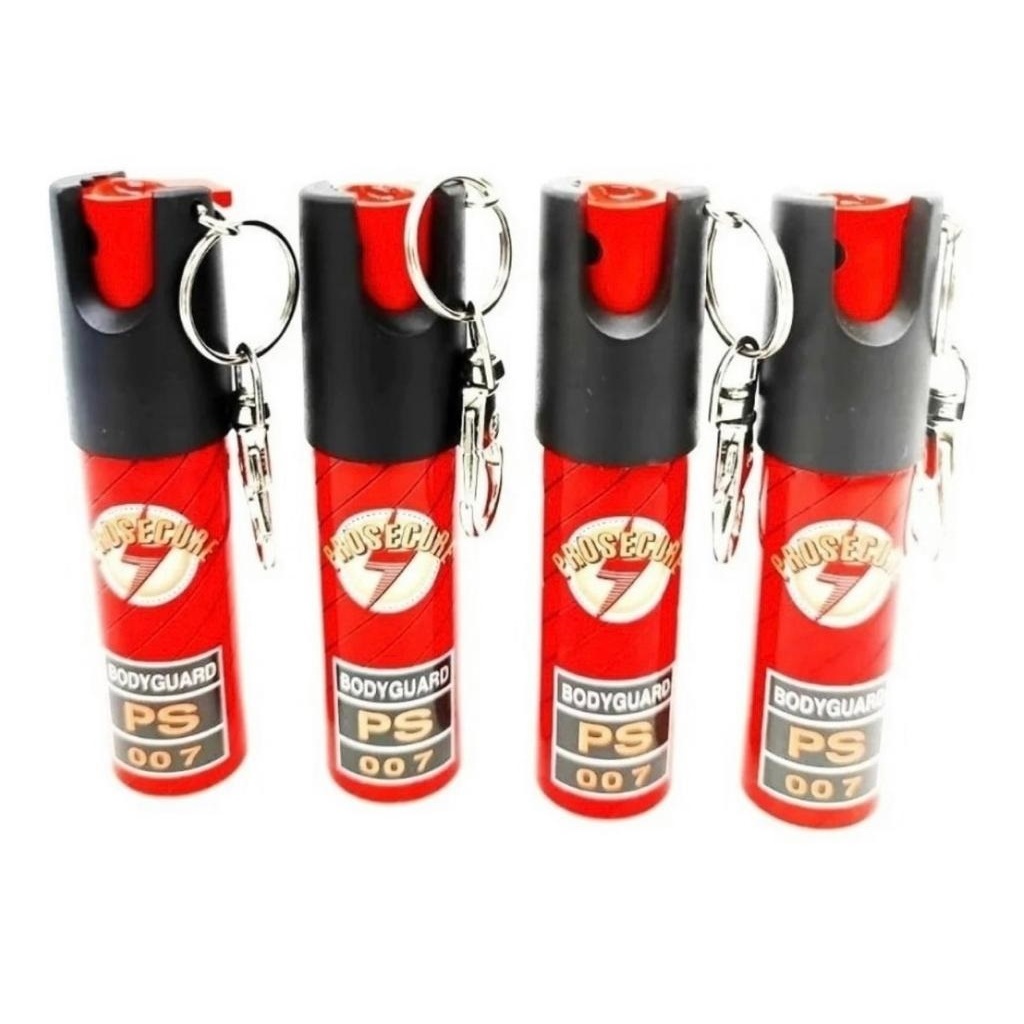 Spray de DEFESA PESSOAL (PIMENTA) KIT 04 X 20ML CHAVEIRINHO | Shopee Brasil