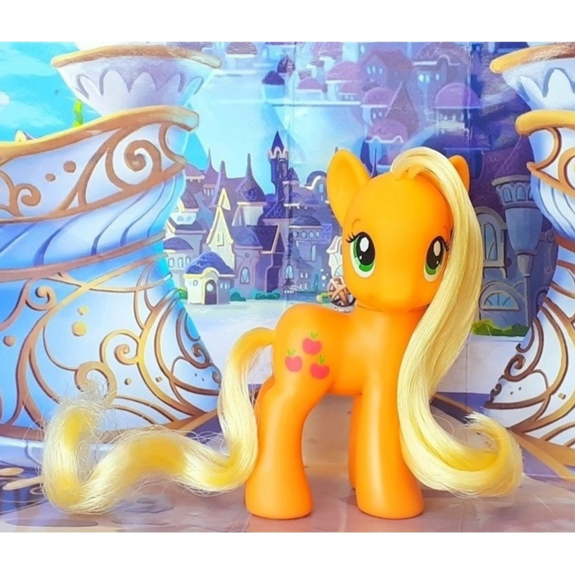 My little pony - Applejack - 8cm - Crystal Princess - Original Hasbro ...