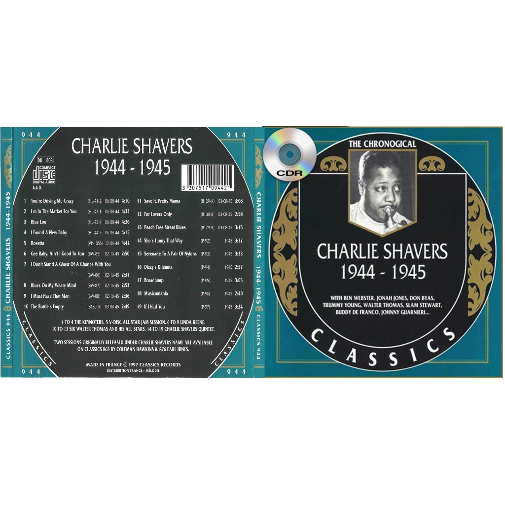 Charlie SHAVERS (JAZZ COLLECTION) | Shopee Brasil