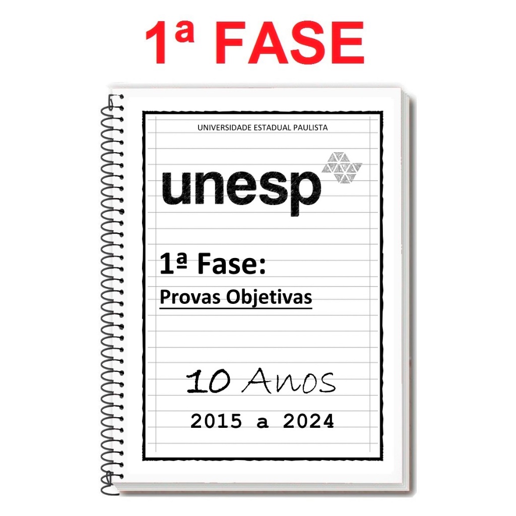 Unesp 1ª Fase 2024 2025 Caderno De Provas Gabarito Shopee Brasil