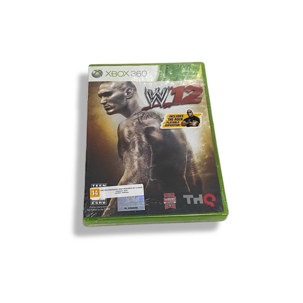 Wwe 2k12 Xbox 360 Lacrado | Shopee Brasil