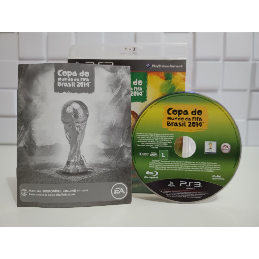 Jogo Copa Do Mundo Fifa Brasil 2014 Original Playstation 3 Ps3 Mídia ...