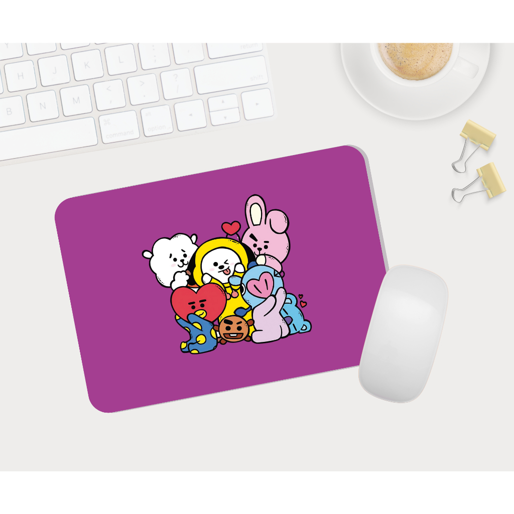 Mouse Pad Retangular BT21 BTS KPOP | Shopee Brasil