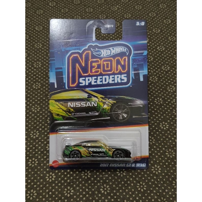 Hot Wheels Nissan GT-R (R35) Neon Speeders | Shopee Brasil