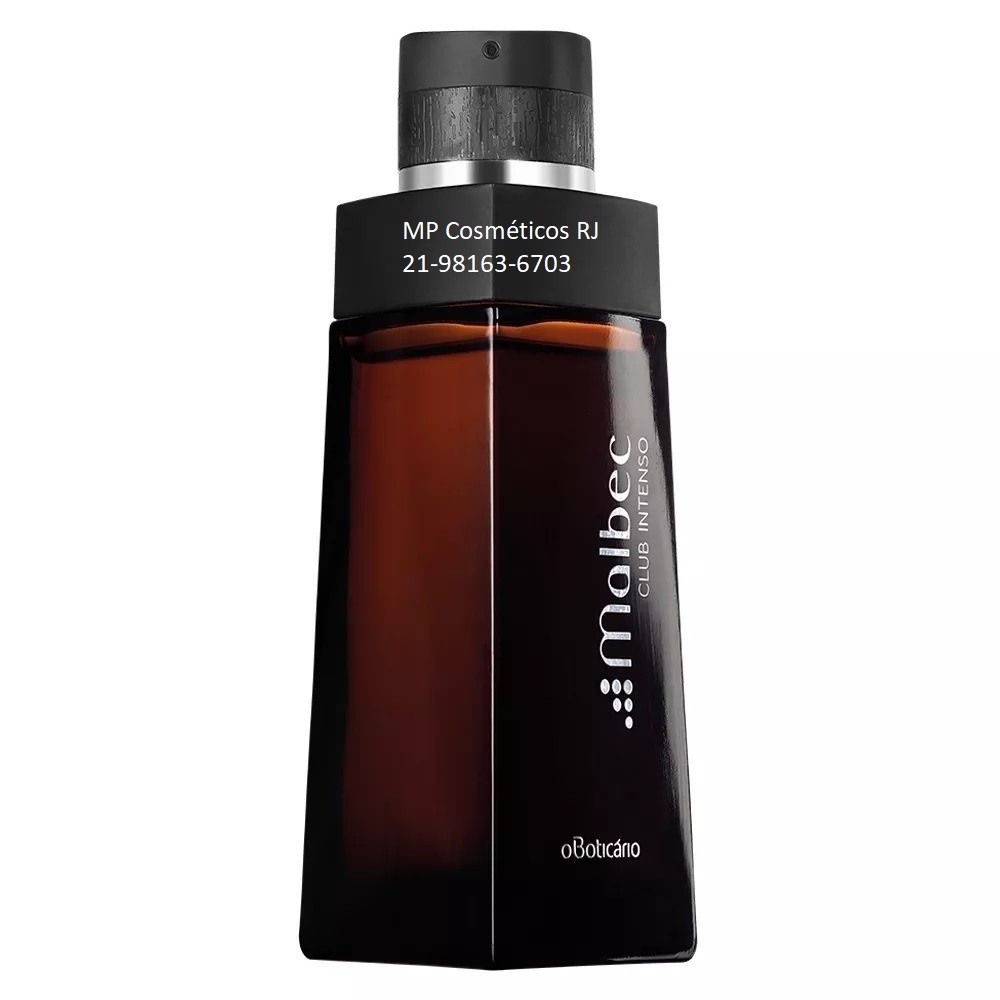 Colônia Malbec Club Intenso 100ml O Boticário (Sem Caixa) | Shopee Brasil