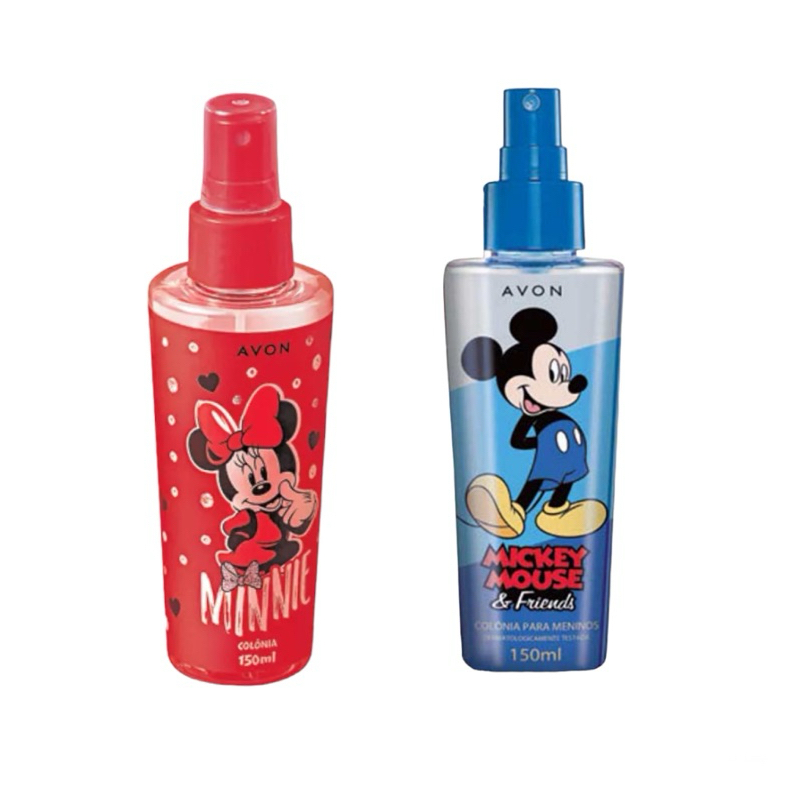 Mickey Colônia Redesenho 2020, Colônia Avon Minnie - a escolher - Avon ...