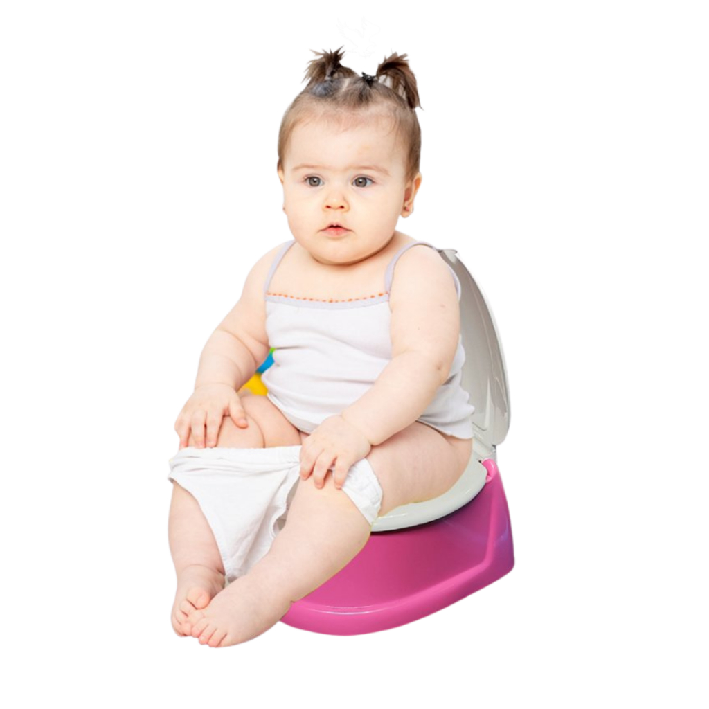 Pinico Neném Troninho Infantil Menina Rosa - Incentivo Desfralde 900ml ...