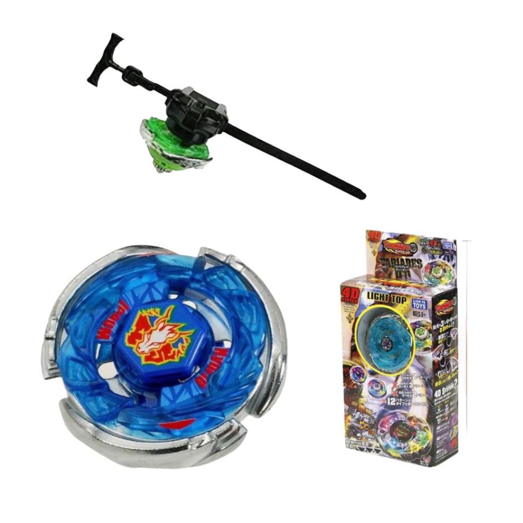 Brinquedo Beyblade Burst Metal com lançador + grip B59 Zillon Zeus ...