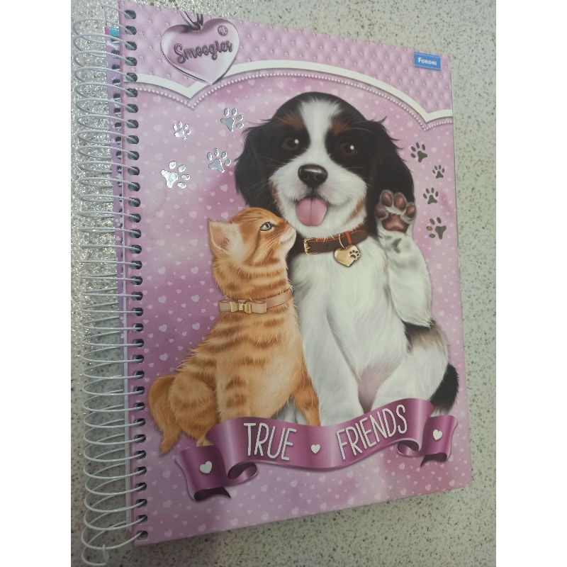 Caderno smoogies cachorro dog 10 matérias - Foroni - antigo vintage ...