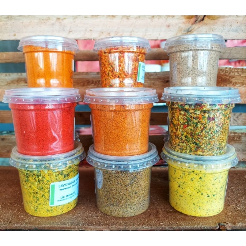 Kit Temperos Direto Da Fábrica 10 Unidades Temperos de alto qualidade ...