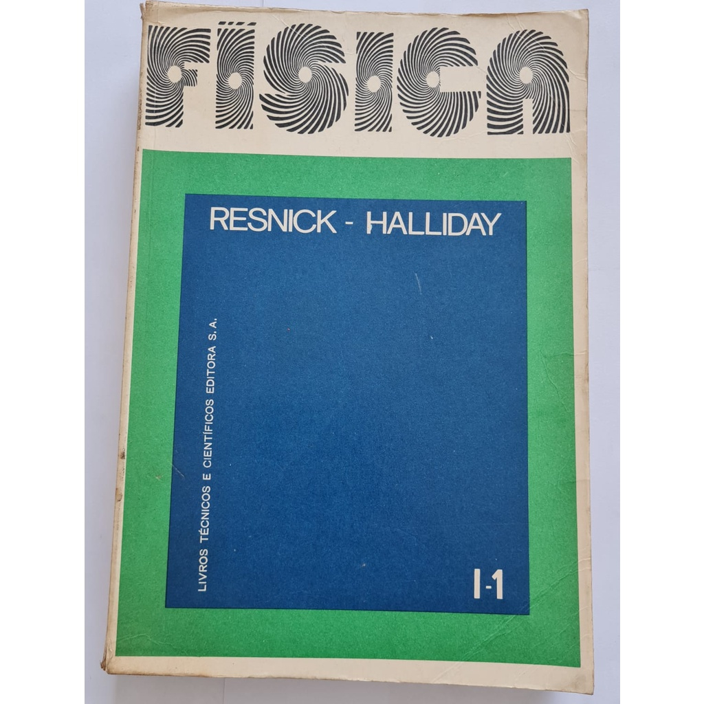 LIVRO, FÍSICA I VOLUME 1, RESNICK HALLIDAY | Shopee Brasil