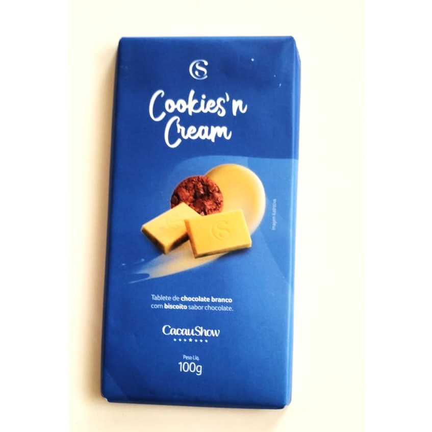 Tablete Cookies´N Cream 100G Cacau Show | Shopee Brasil