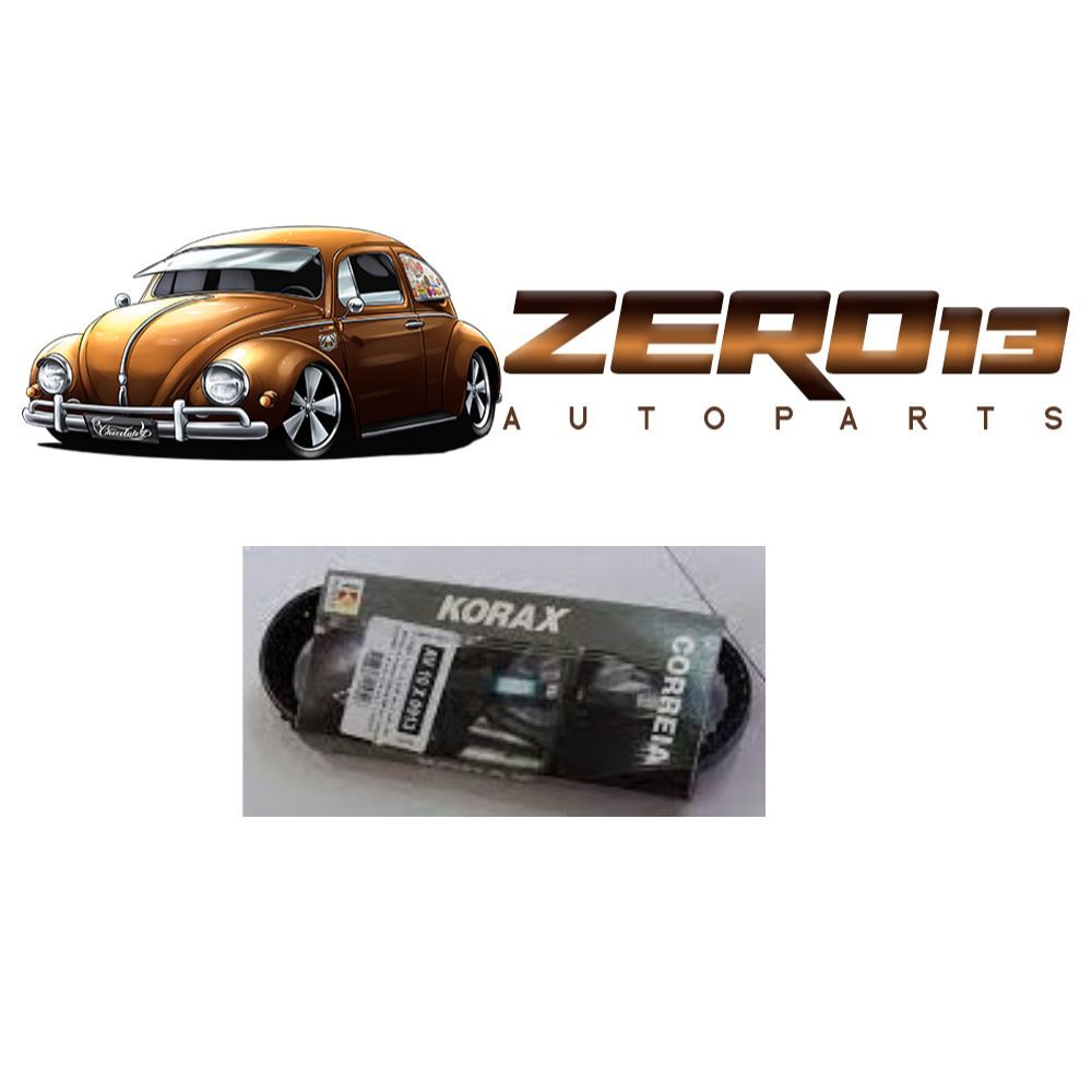 Correia do Alternador VW Brasilia / Fusca / Kombi - Korax AV 10 X 0913 ...
