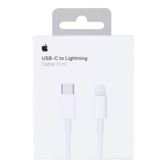 Cabo iPhone Apple Lightning USB Type C - 1 Metro | Shopee Brasil