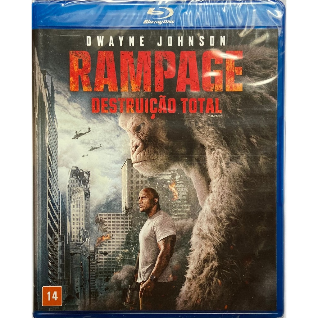 Blu-ray Rampage Destruição Total Dwayne Johnson Original Lacrado ...