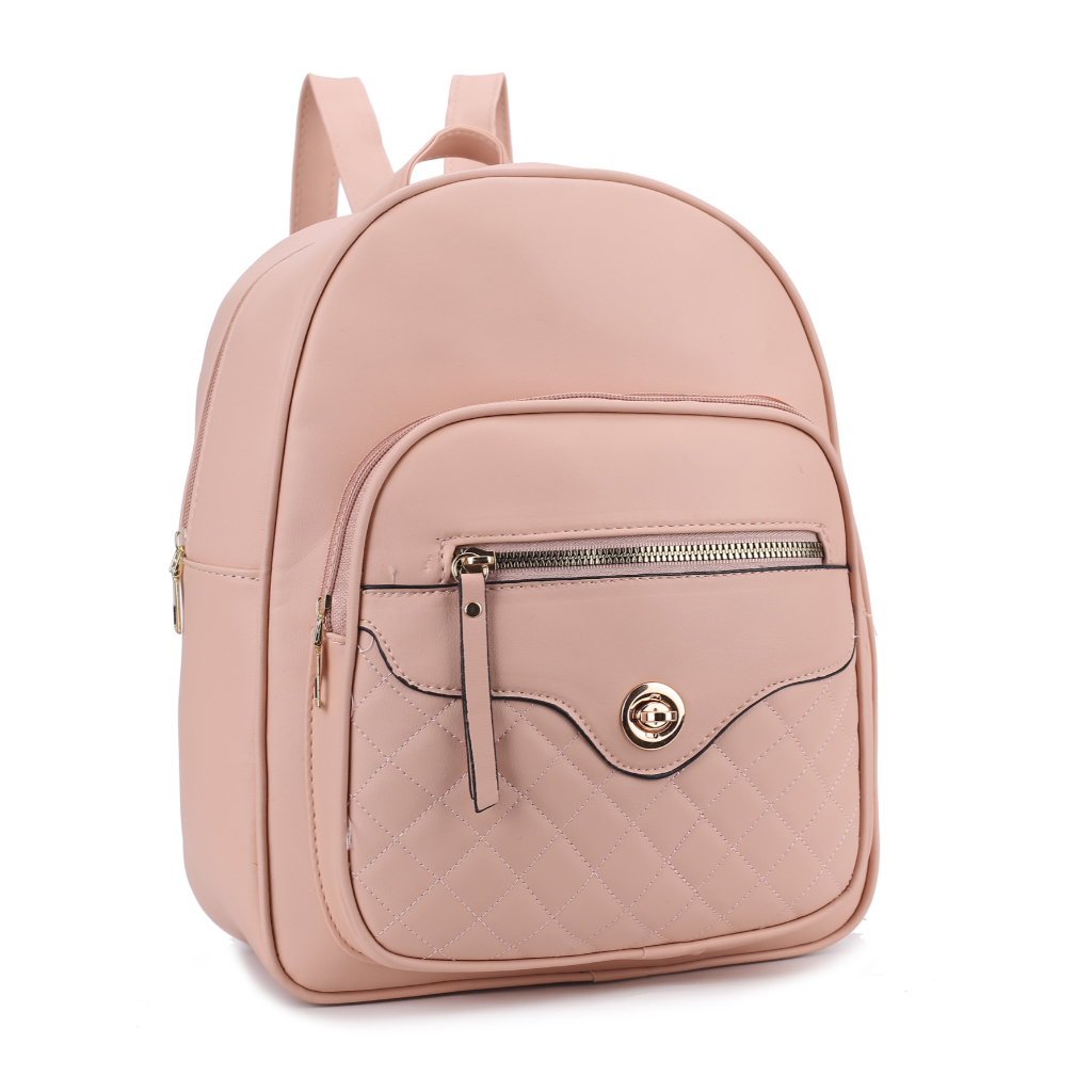 Mochila Bolsa Feminina Unissex Casual Escolar Trabalho Viagem Couro ...