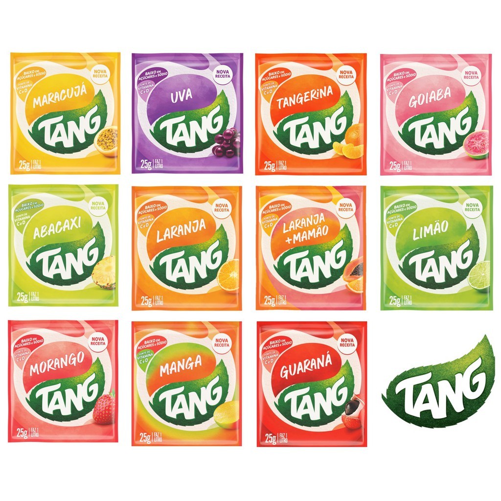 Refresco Suco em pó Tang Vencimento 01/2024 - Escolha o sabor e ...
