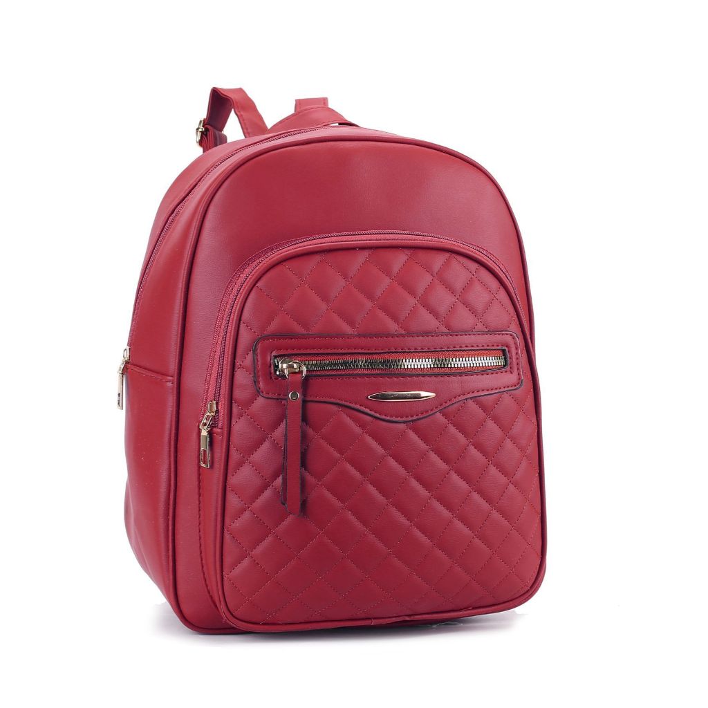 Mochila Bolsa Feminina Unissex Casual Escolar Trabalho Viagem Couro ...