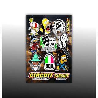 Kit 6 Cartelas com varios Adesivos para Carro Moto Caminhão Bike Coelho 244 | Shopee Brasil