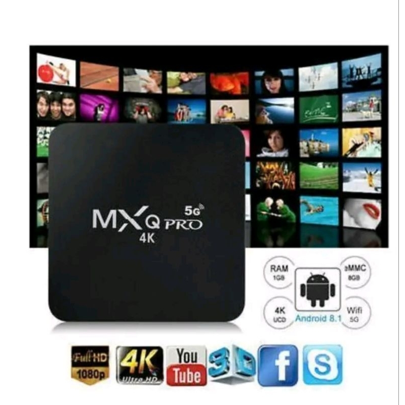 Tv Box MXQ PRO 4K HD Android | Shopee Brasil