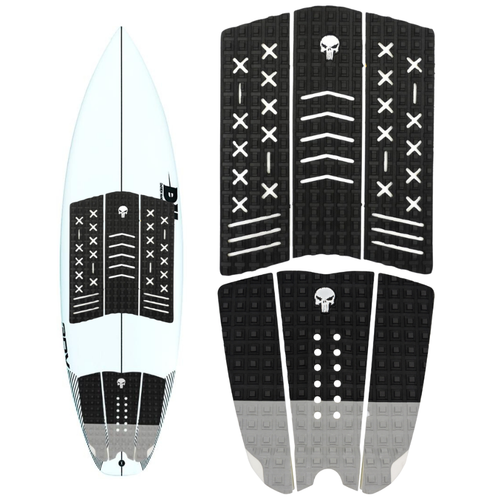 Deck Grip Surf Prancha de Surf Deck Traseiro + Deck Frontal Surf - Cola Especial Para o Surf ...