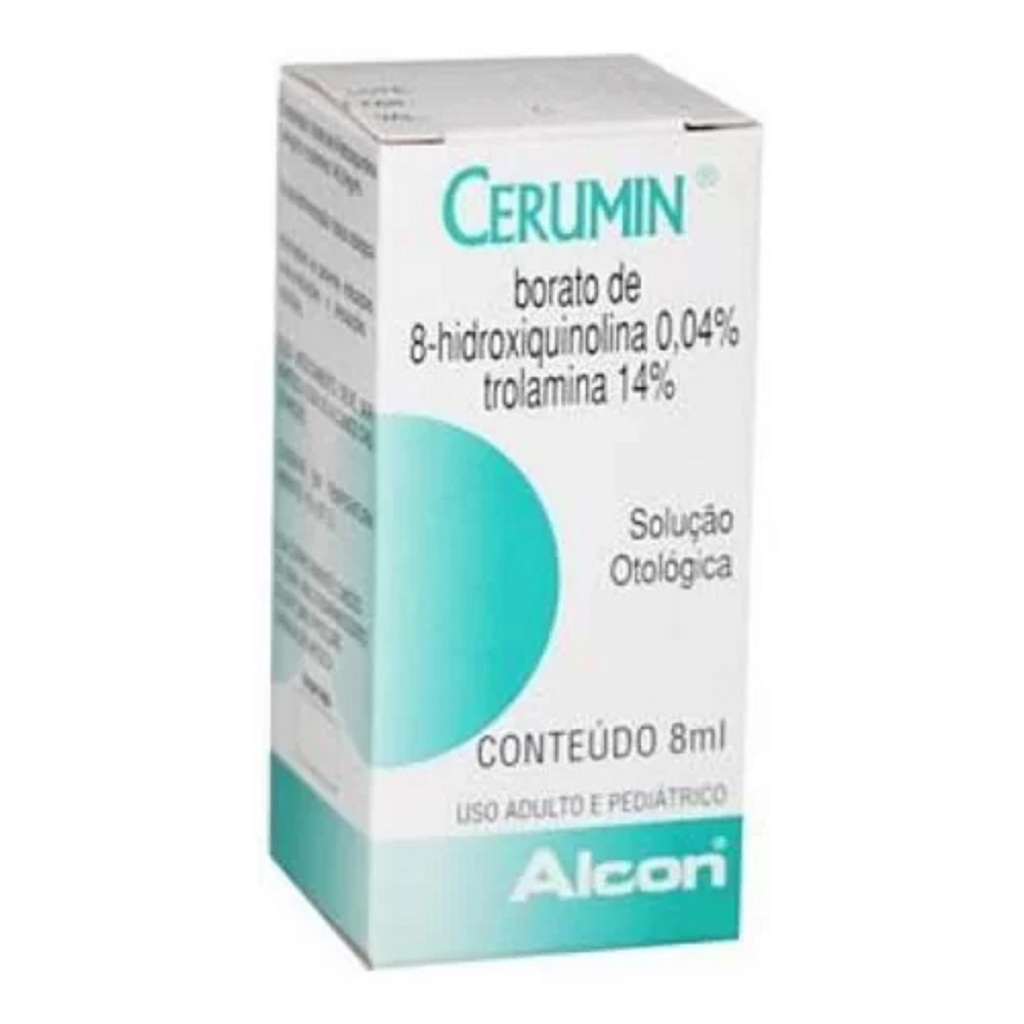 Cerumin solução otológica para remoção de cera de ouvido 8 ml | Shopee ...