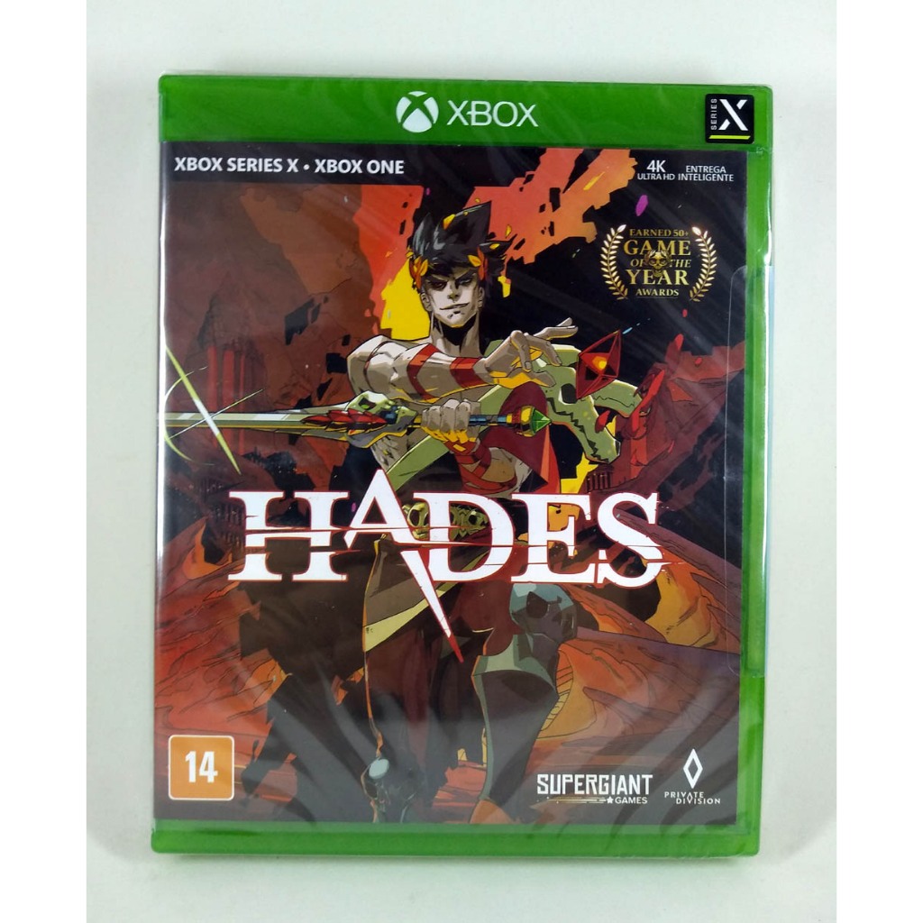 Hades Xbox Series One/X Mídia Física Novo Lacrado | Shopee Brasil