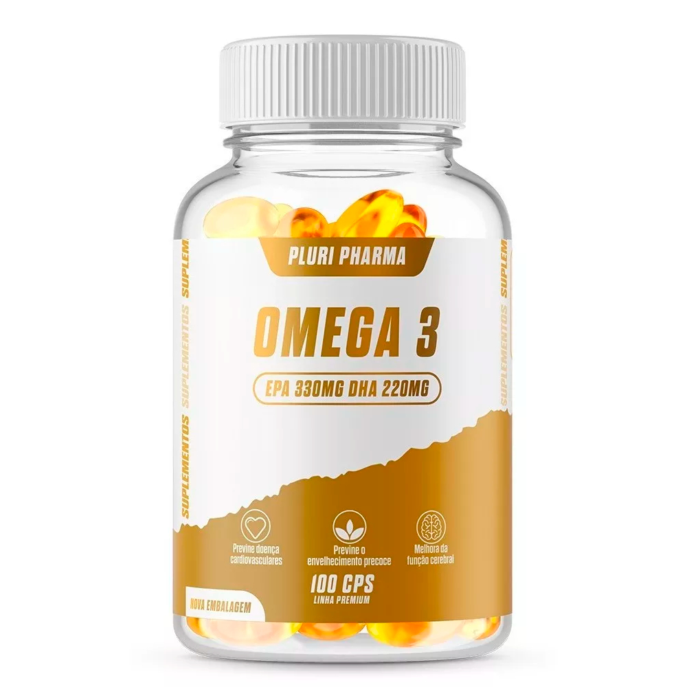 Ômega 3 C/ 100 Cápsulas | Shopee Brasil