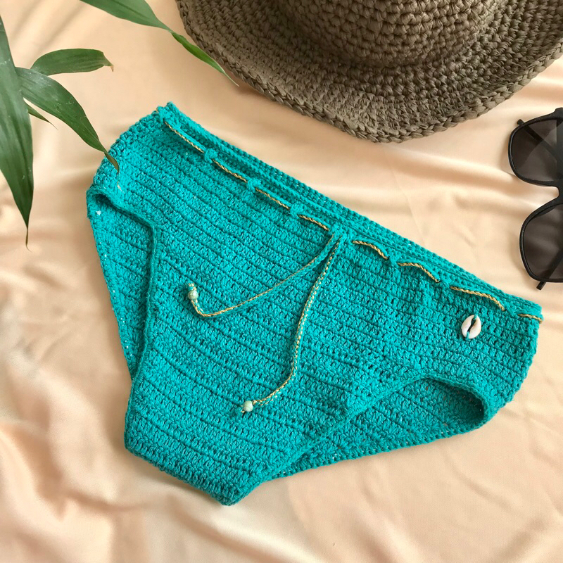 Sunga Semi Slip Slim Crochê Verão Moda Praia traje banho masculino ...