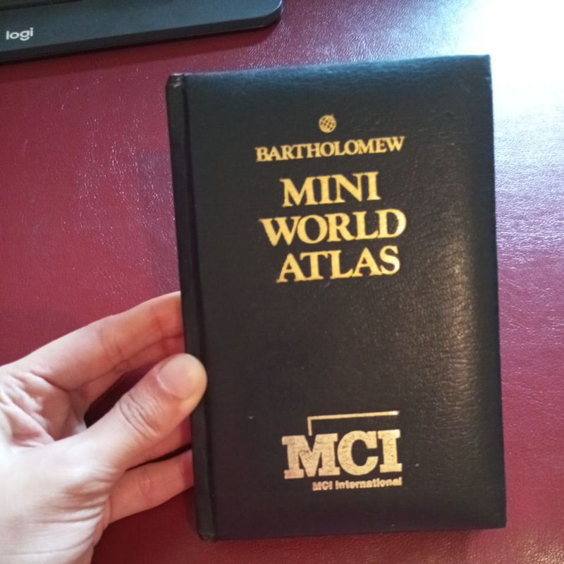 Atlas - Mini World Atlas (Bartholomew, 1987) | Shopee Brasil